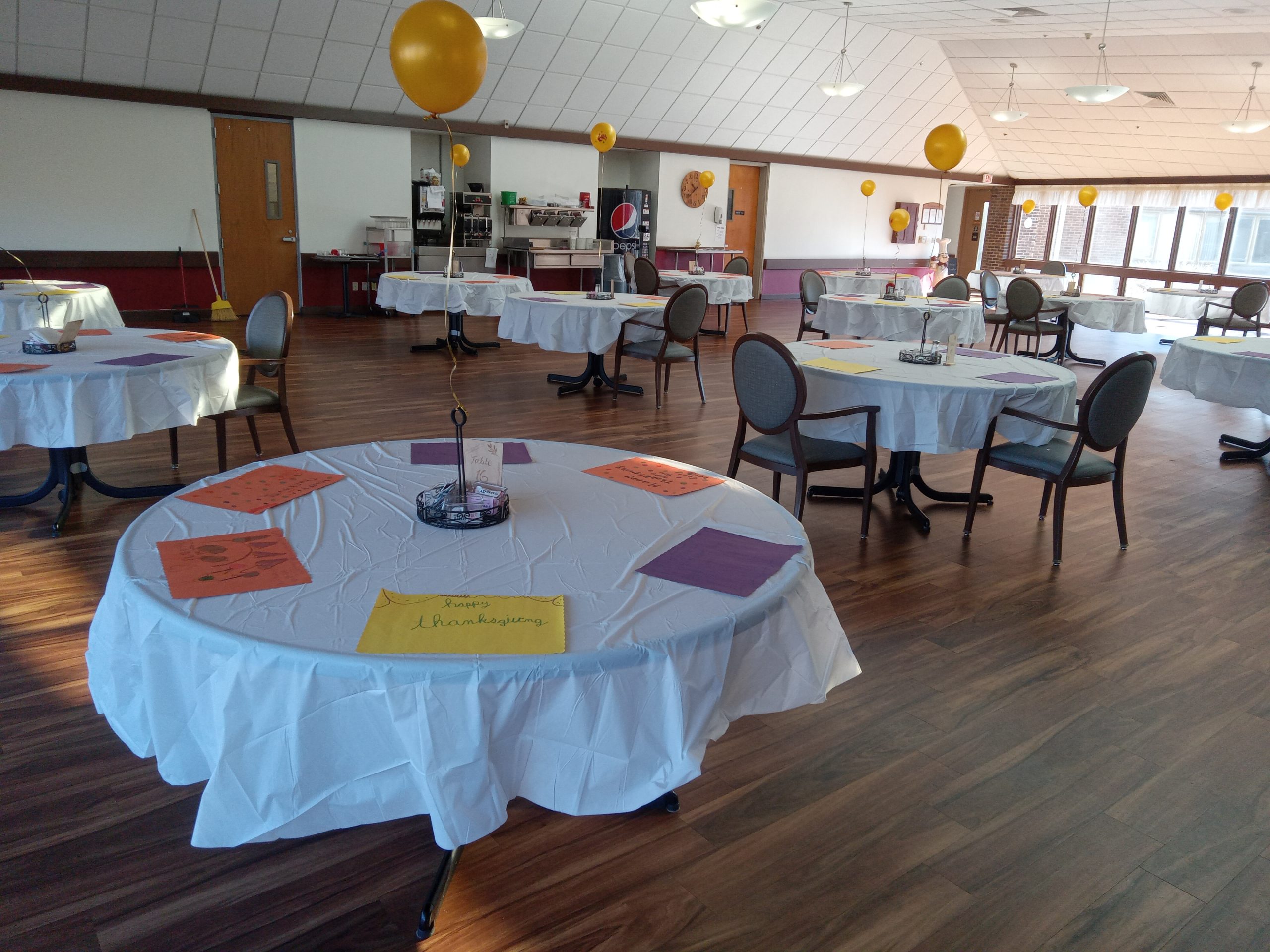 Our Tables are set!